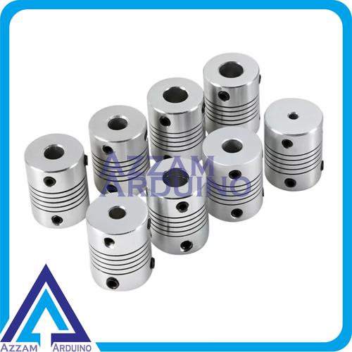 Jual Flexible Shaft 5x5 mm Coupling CNC Motor Coupler 5mm to 5 mm ...