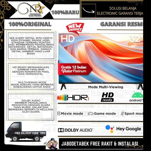 Jual TCL 32L4B - HD READY HDR - ANDROID TV 32"INCH DVBT2 - 32L4B 2024 ...