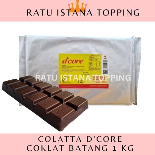 Jual COKELAT D CORE 1 KG COLATTA D'CORE DARK COOKING COKLAT DCC ...