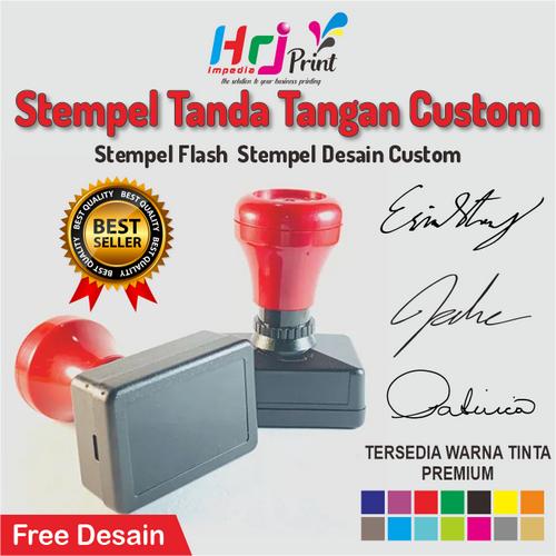 Jual Cetak Stempel Tanda Tangan | Cetak Stempel Otomatis Warna Flash ...