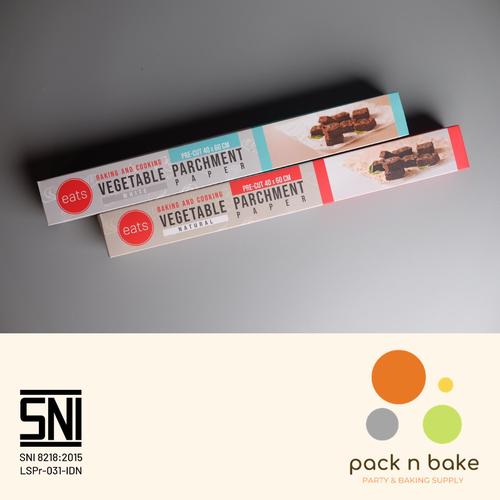 Jual Baking Paper - eats Vegetable Parchment Paper - Pre Cut - White ...