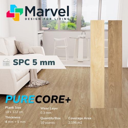 Jual Lantai SPC MARVEL 5 mm Purecore+ - American Oak - Kota Depok ...