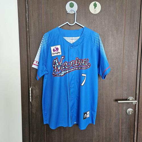 Jual Jersey Baseball Original NPB Lotte Marines Alternate #7 SUZUKI - L - Jakarta Timur ...