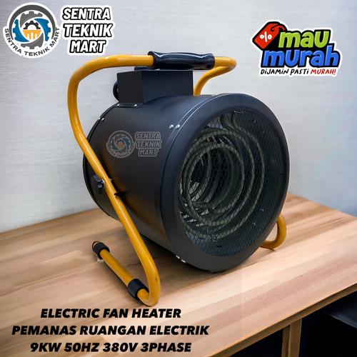 Jual blower fan heater 9KW 380V pemanas ruangan 9000 watt pemanas ...