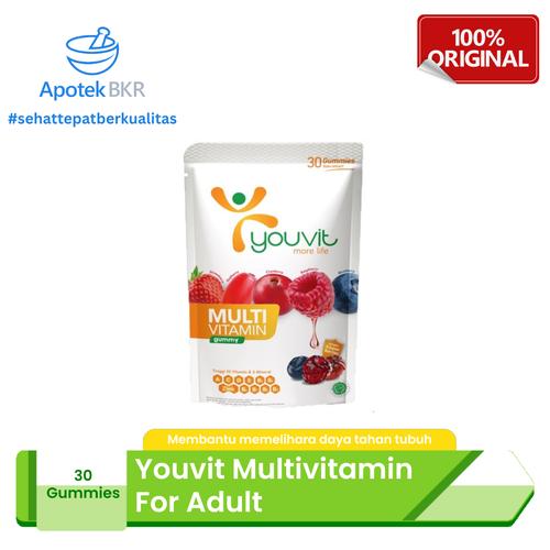 Jual Youvit Multivitamin Dewasa 30 Hari Vit. C, D, Zink & Superberries ...