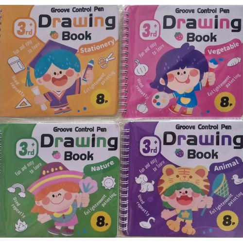 Jual Buku Gambar anak Set 4 Buku Gambar/Drawing Book/Buku Sketsa Gambar ...