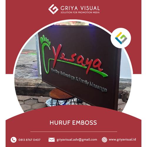 Jual HURUF LED EMBOSS YESAYA - Jakarta Selatan - Griya Visual | Tokopedia