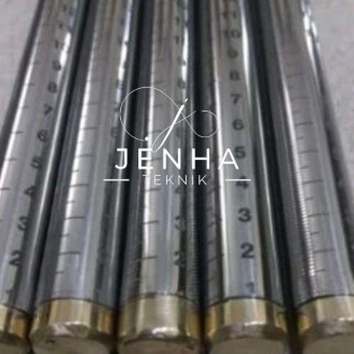 Jual Stik Ukur Dipstik Ukur Stik Sounding BBM Pertashop Panjang 2 Meter ...