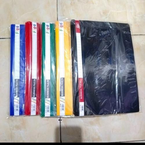 Jual map bussines file f4 folio/map plastik snelechter murah 12 pcs ...