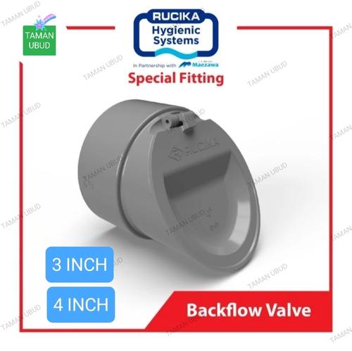 Jual RUCIKA BACKFLOW VALVE / ANTI TIKUS MASUK SAMBUNGAN PVC - 4 inch ...