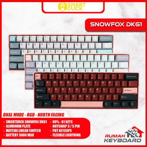 Promo MECHANICAL KEYBOARD - SMARTDUCK DK61 - RGB - HOTSWAP - 2 MODE ...