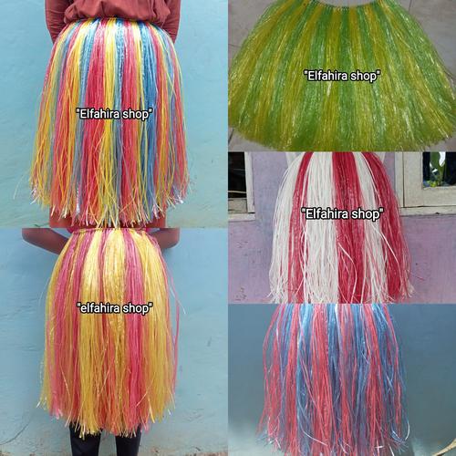 Jual Rok rumbai tali rafia berbagai macam warna tersedia 3 ukuran ...