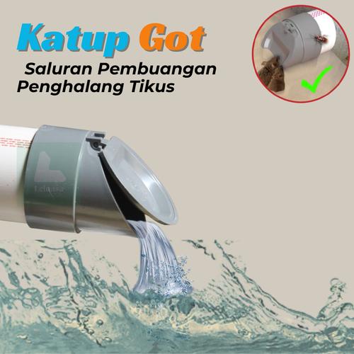 Jual Katup BackFlow Valve 4 inch Pvc Tutup Pipa Pembuangan Anti Tikus ...