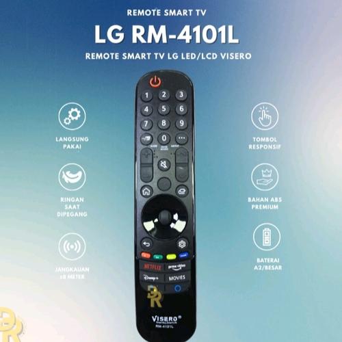 Jual Remote Smart TV Visero Pengganti Remote TV LG (RM-4101L) - Kota ...