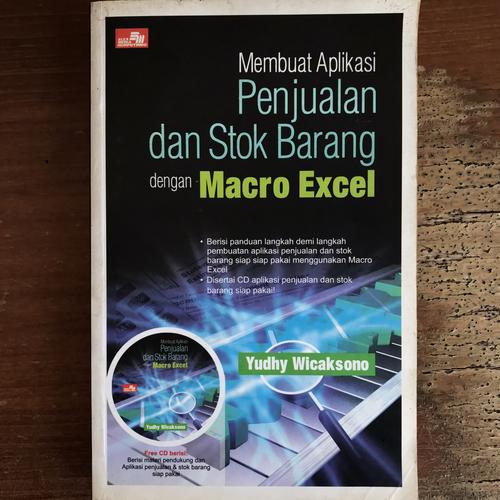 Jual Buku Membuat Aplikasi Penjualan dan Stok Barang dengan Macro Excel ...