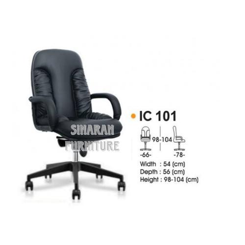 Jual KURSI KANTOR DIREKTUR ICHIKO IC 101 KURSI KERJA KURSI KANTOR MANAGER - CHROME, HDT - Kota ...