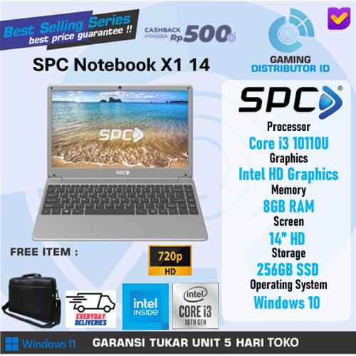 Promo Spc Notebook X1 Note i3 10110 8Gb 256Gb W10 14.0 Black - UNIT ...