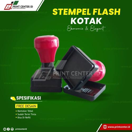 Jual Cetak Custom Stempel Flash Persegi / Kotak - Stempel Otomatis - K1 ...