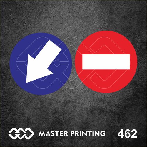 Jual 462 - Stiker Tanda Panah dan Rambu Perboden (Dilarang Masuk ...