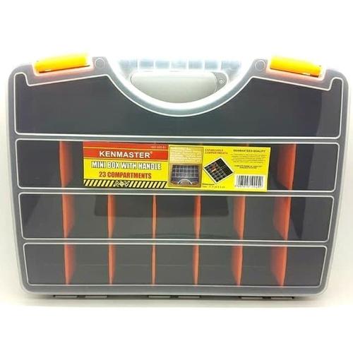 Jual KENMASTER Mini Toolbox Sekat 23 Plastik Tempat Komponen Kotak Mur ...