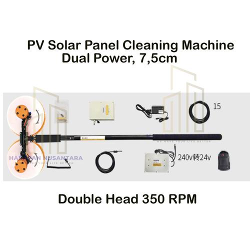 Jual PV Solar Panel Cleaning Machine - Double Head 350 RPM - 220V 3,5cm ...