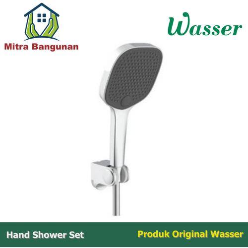 Jual Hand Shower Set Wasser SHX-8445 Dengan 4 Mode Semprot Warna Grey ...