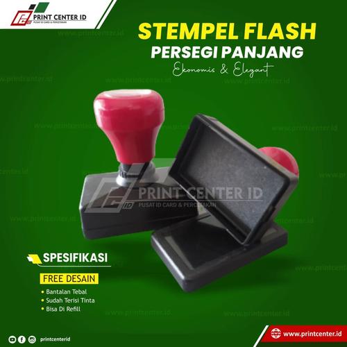 Jual Cetak Custom Stempel Flash Persegi Panjang - Stempel Otomatis - P1 ...