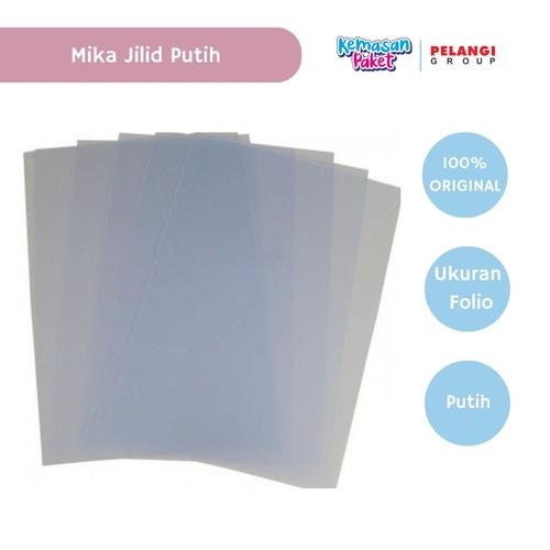 Jual MIKA JILID PUTIH / COVER MIKA / MIKA JILID BENING UKURAN FOLIO ...