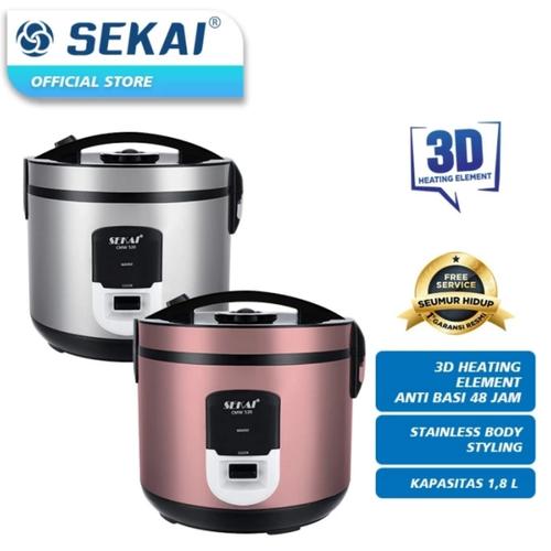Jual Rice Cooker Sekai 1.8L CMW-520 | Magic com CMW520 3in1 stainles ...