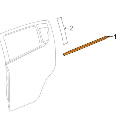 Jual Karet Pintu Belakang Kiri Aveo Sonic Ori Gm 95147488 - Jakarta ...