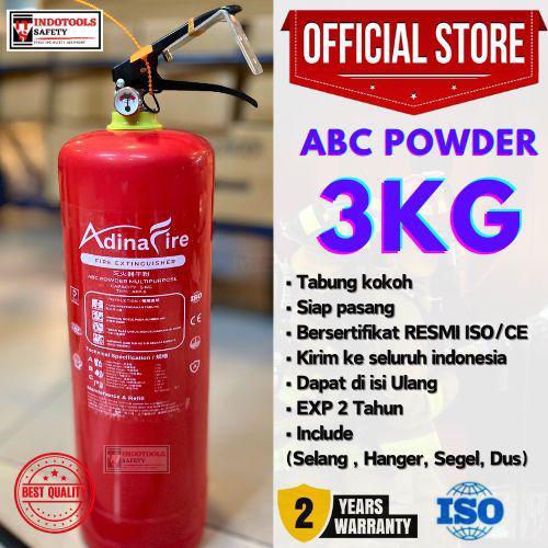Jual BERSERTIFIKAT APAR 3 KG / ABC POWDER 3 KG / GARANSI 2th - Jakarta ...