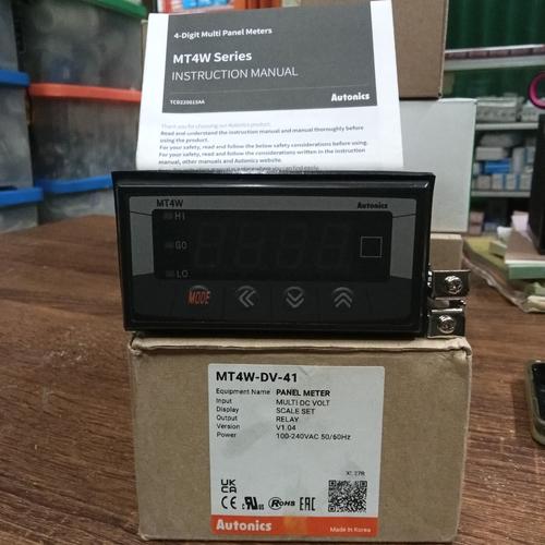 Jual PANEL METER AUTONICS MT4W-DV-41 ORIGINAL MADE IN KOREA - Kota ...