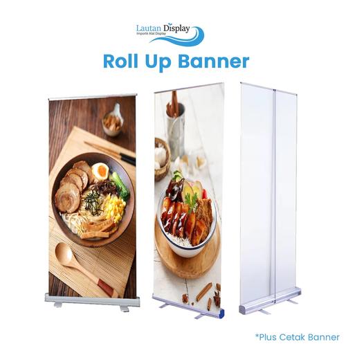 Promo Standing Roll Up Banner 80x200 PLUS CETAK BANNER/SPANDUK - Roll ...