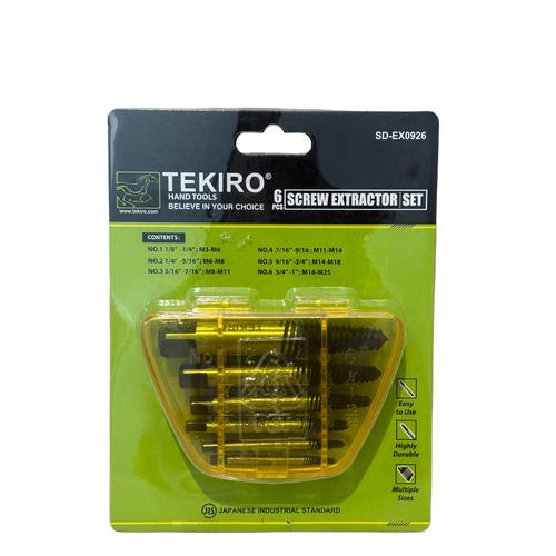 Jual Tekiro Screw Extractor 6 pcs / Tap Balik Set 6 pcs SD-EX0926 ...
