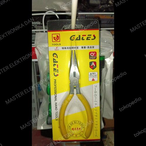 Jual 7721 alat tang jepit buaya elektronik crocodile lancip gates 5 ...