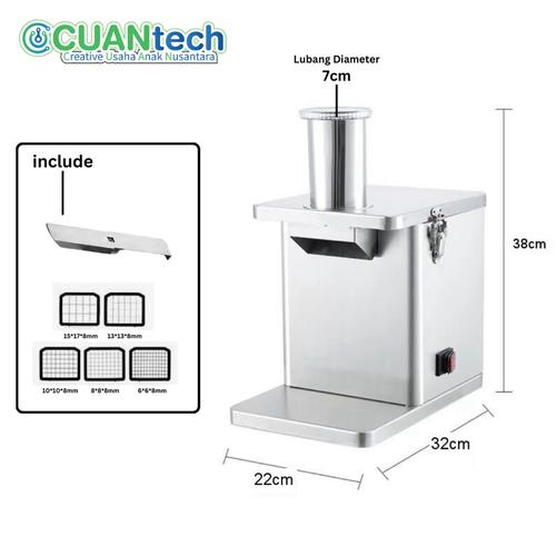 Jual Mesin Pemotong Slice Dadu dan Stick Alat Pemotong Sayuran ...