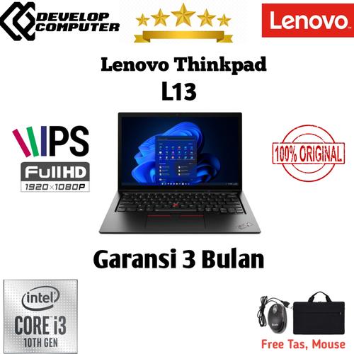 Jual laptop lenovo thinkpad L13 core i3 gen 10 Bergaransi - 4GB, SSD 256GB - Kota Bandung ...
