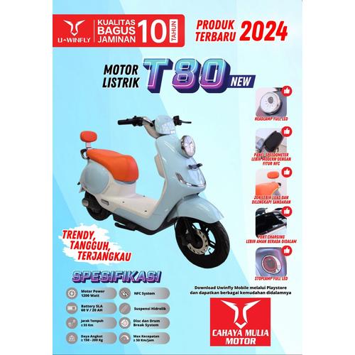 Jual motor listrik uwinfly t80 - Hijau - Kota Denpasar - Cahaya Mulia ...