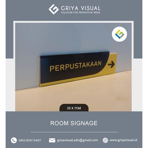 Jual ROOM SIGN PERPUSTAKAAN - Jakarta Selatan - Griya Visual | Tokopedia