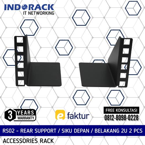 Jual RS02 Rear Support Rack INDORACK 2U Untuk Penahan Perangkat Rak ...