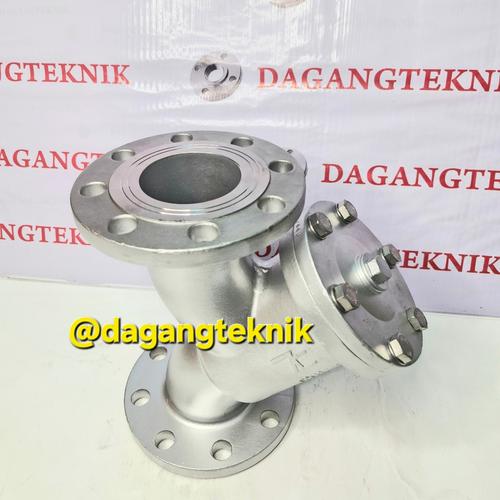 Jual Y Strainer 3 inch JIS 10K SS 304 / DN 80 Stainless 304 3 ...