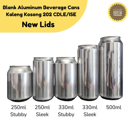 Jual Sample kaleng kosong minuman CDLE/ISE SOT 202 - 250ml sleek - Kota ...
