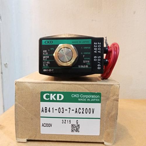 Jual SOLENOID VALVE CKD AB41-03-7-AC200V ORIGINAL - Kota Bandung ...