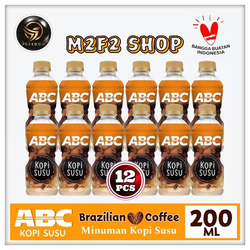Jual Kopi Susu ABC Brazilian Coffee Botol Pet - 200 ml (Harga 12 Pcs ...