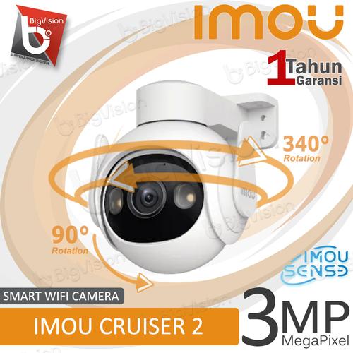 Jual IMOU CRUISER 2 3MP 3K CCTV WIFI AUDIO CAMERA PTZ KAMERA COLOR - TANPA MEMORY - Jakarta ...