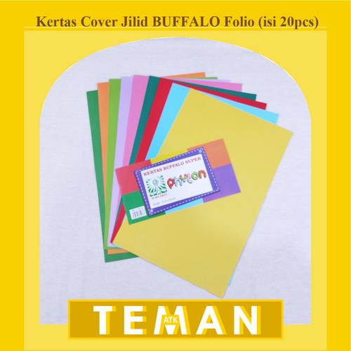 Promo Kertas Cover Jilid / Kertas Buffalo - isi 20pcs. - Biru Benhur ...