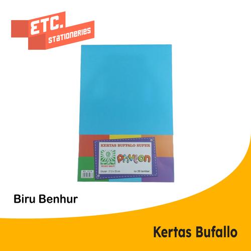 Promo Kertas Buffalo Folio[F4] Cover Jilid [BC] [isi 20 lembar] - Biru ...