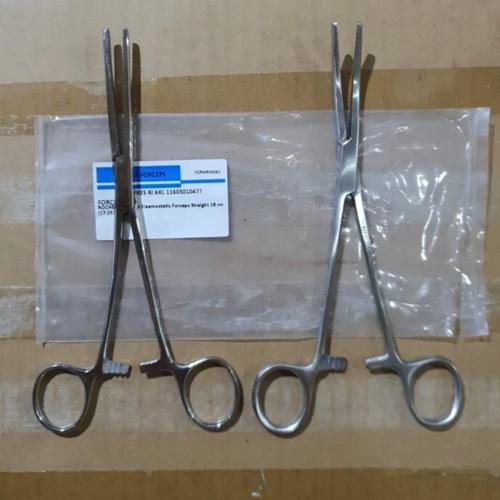 Jual Pean Haemostatic Forcep 18 cm Lurus Bengkok / Klem Arteri Pean ...