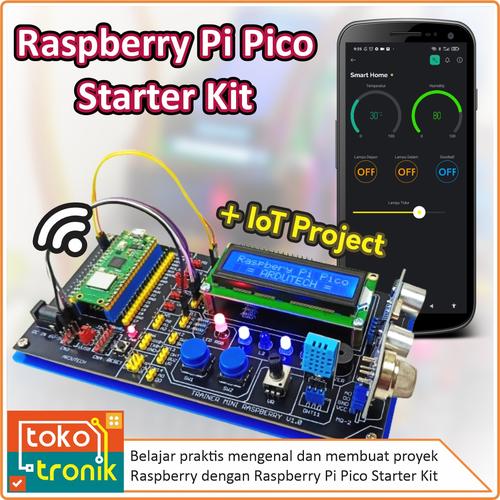 Promo Raspberry Pi Pico Starter Kit - Paket Lengkap Belajar Raspberry ...