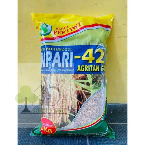 Jual Produk Promo Benih Padi Unggul Bersertifikat Inpari 42 Agritan Gsr ...
